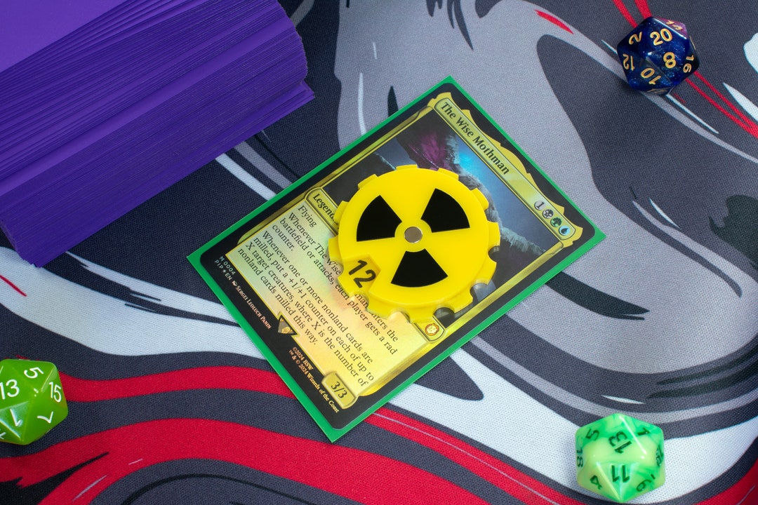Radiation Game Counters: Acrylic Rad Dials 1-12 - Etsy