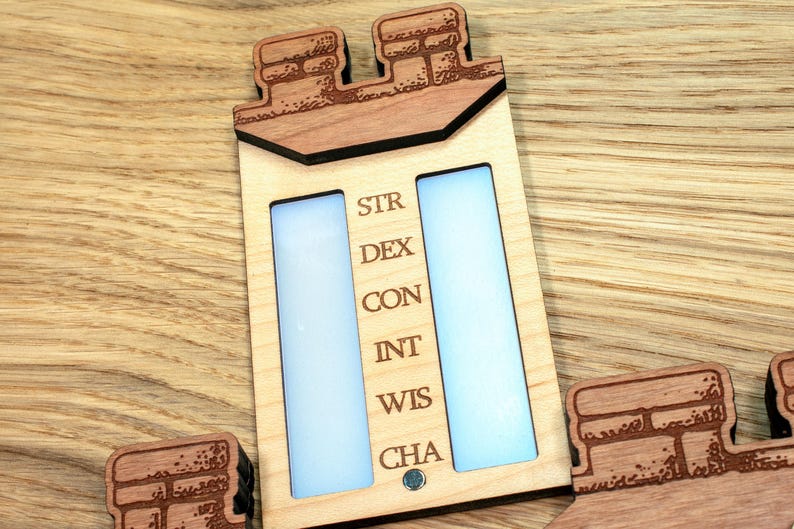 Fighter Character Tracker: DND Wooden 5e Spell Slots Stat Sheet - Etsy
