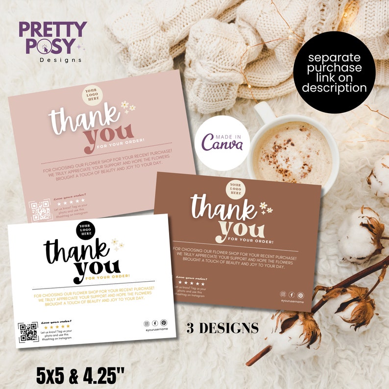 Editable Flower Care Card Template: Florist Instructions (digital ...