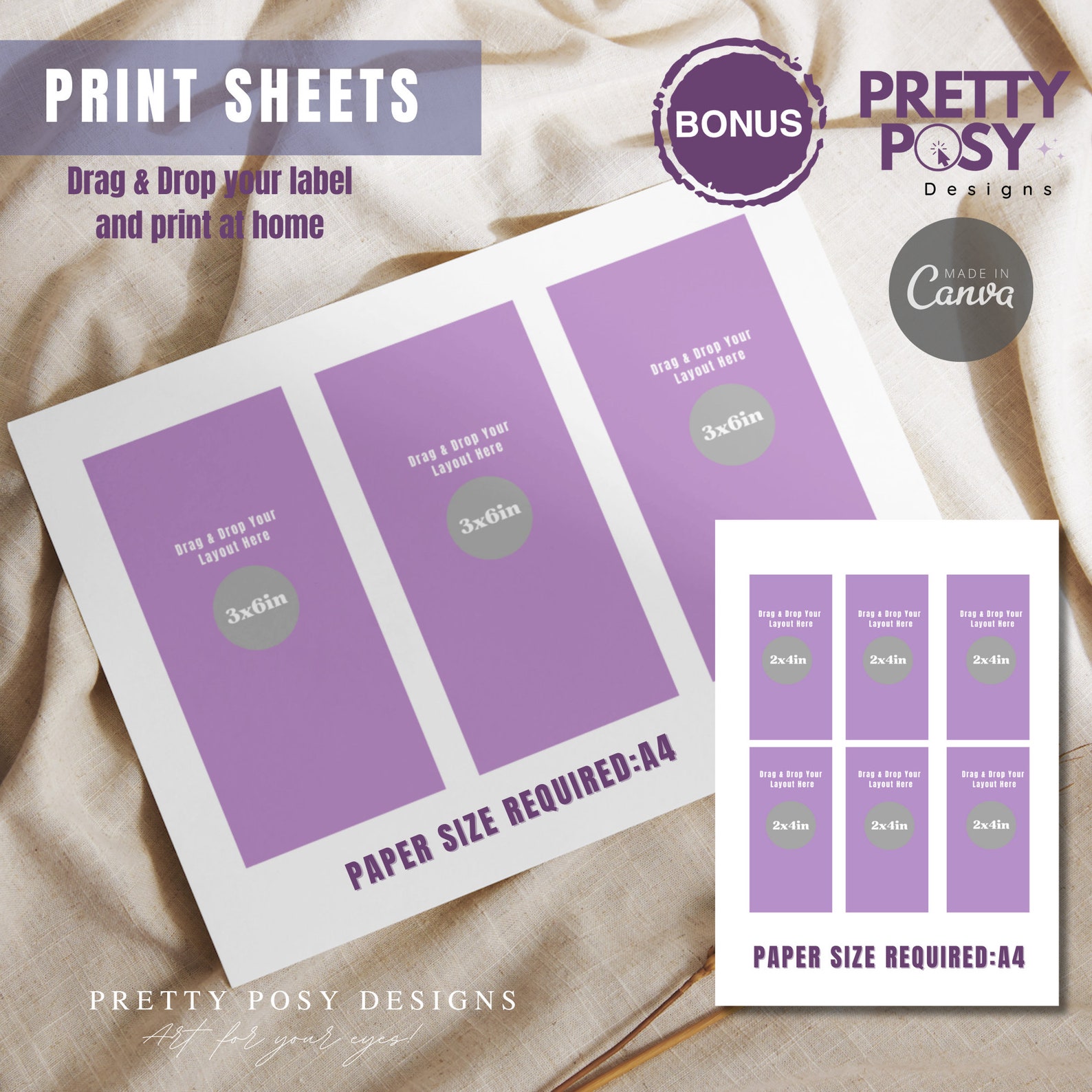 Editable Box Label Template Download Digital Label Template Canva Label ...