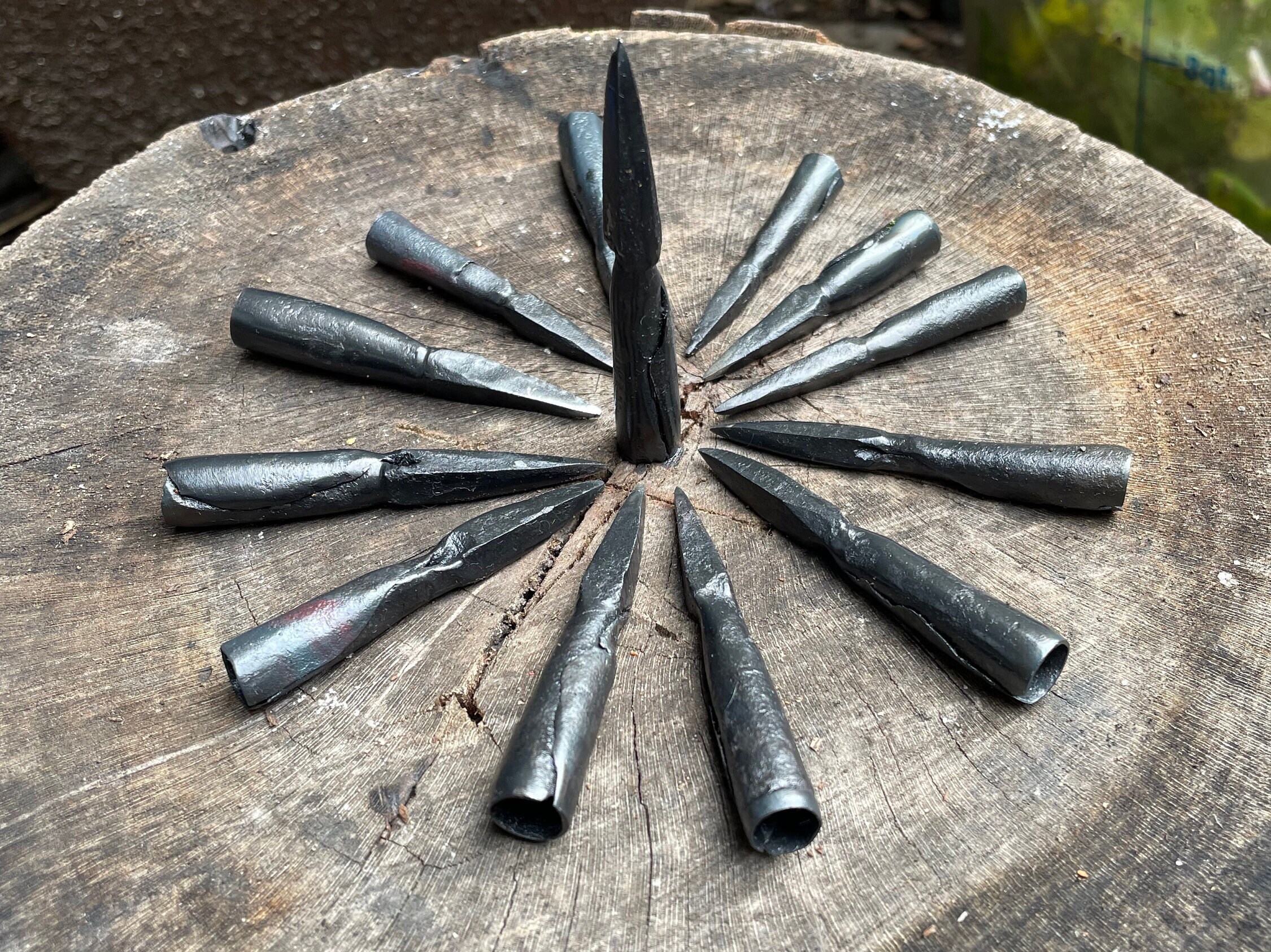 Hand Forged Needle Bodkin Arrowhead - Etsy