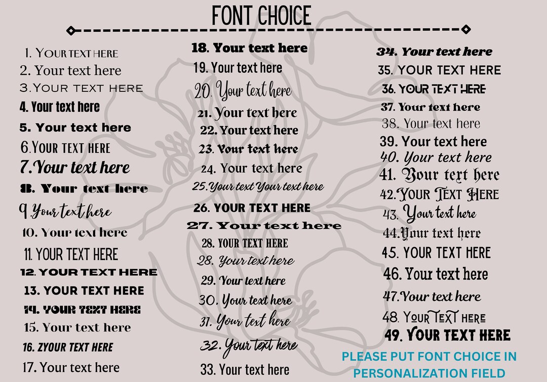 Custom Text Decals - Choose Your Font, Color, Length - Custom Vinyl ...