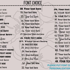 Custom Text Decals - Choose Your Font, Color, Length - Custom Vinyl ...