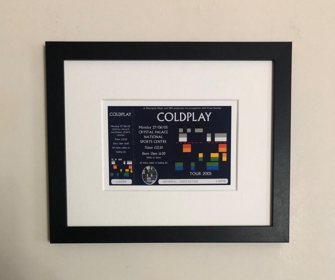 COLDPLAY 2005 Twisted Logic Tour , Crystal Palace National Sports ...