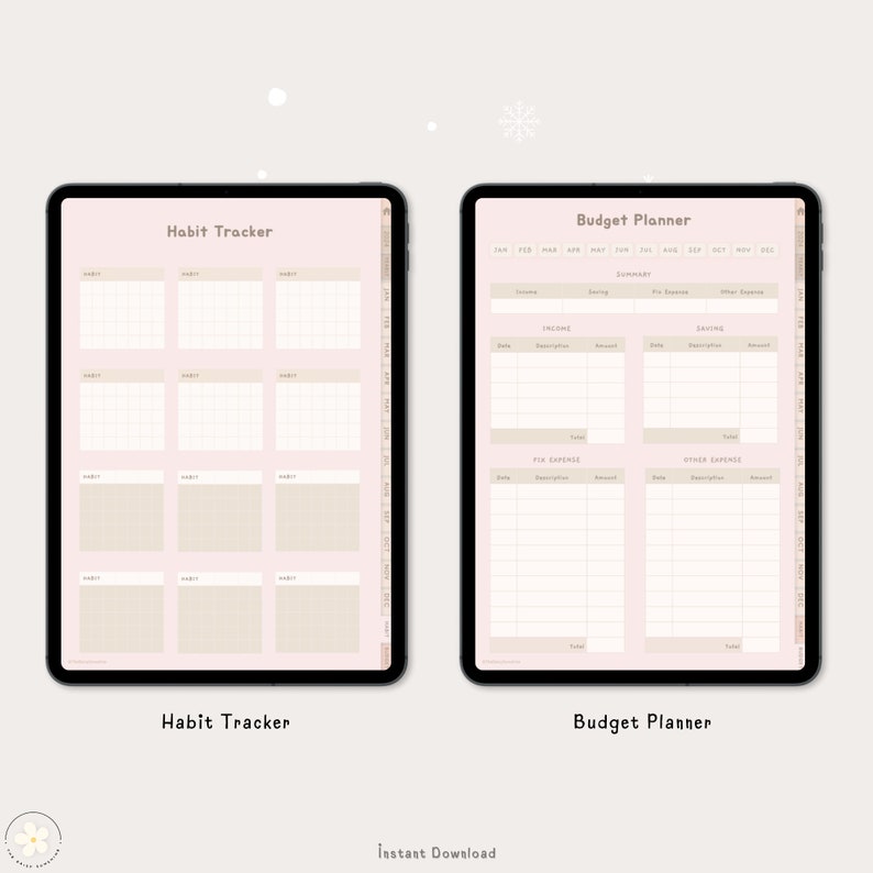 2024 Digital Planner 2024 Portrait Planner 2024 Dated Planner Goodnotes ...