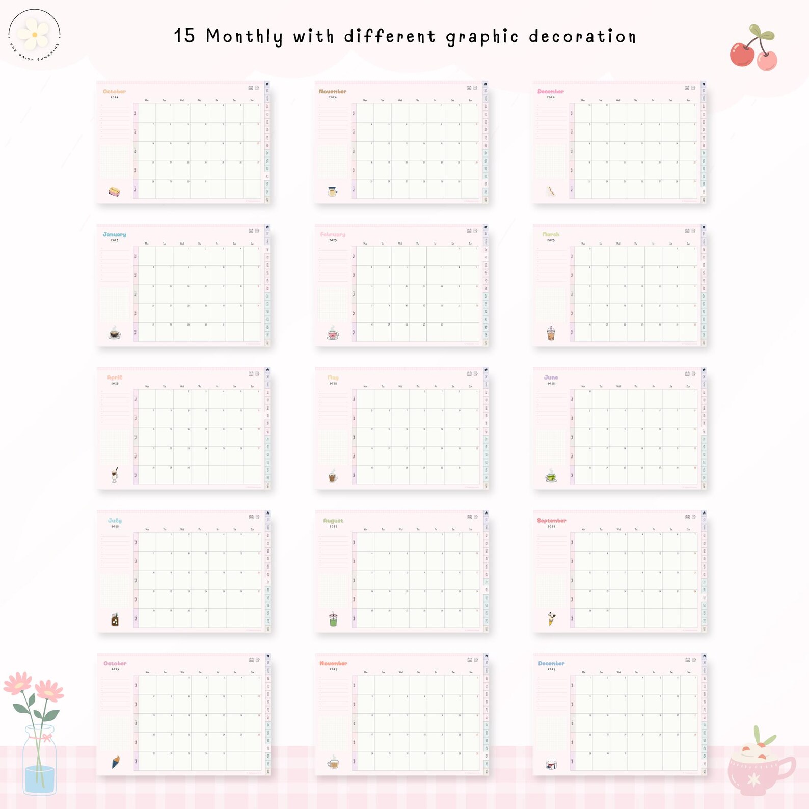 2025 Digital Planner | 2025 Cute Planner | Dated Planner | Goodnotes ...
