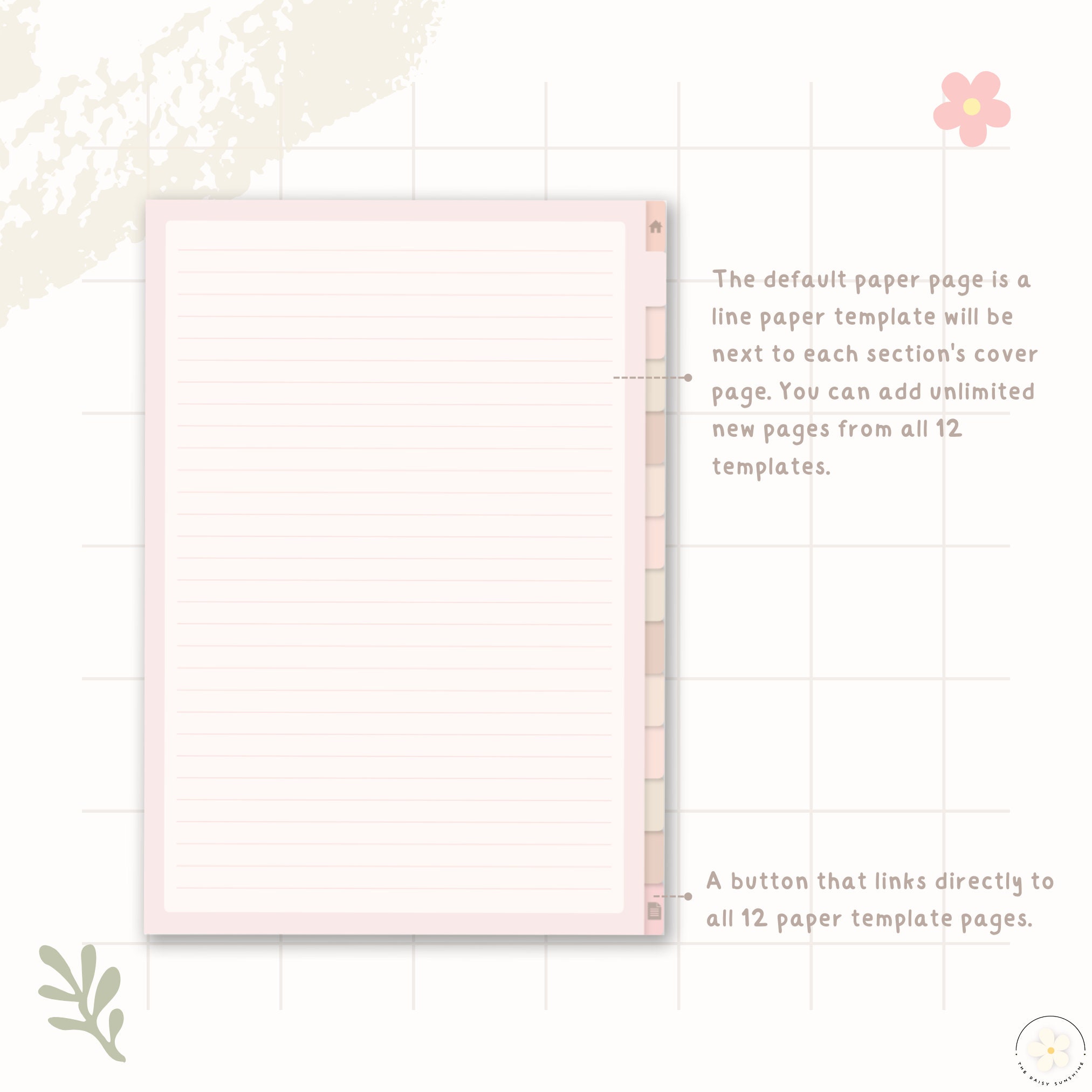 Kawaii Digital Notebook | Cute Notebook | Diary Notebook | Hyperlinked ...