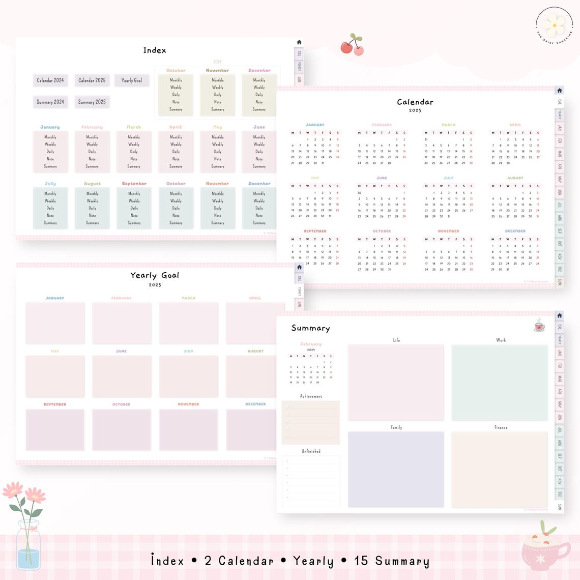 2025 Digital Planner | 2025 Cute Planner | Dated Planner | Goodnotes ...