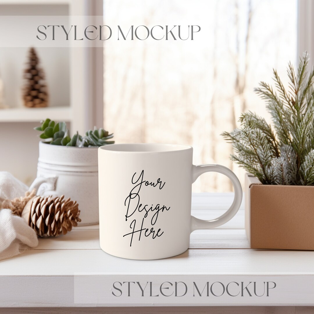 Coffee Mug Mockup, Blank White Mug Mockup, Sublimation Mug Mock Up ...