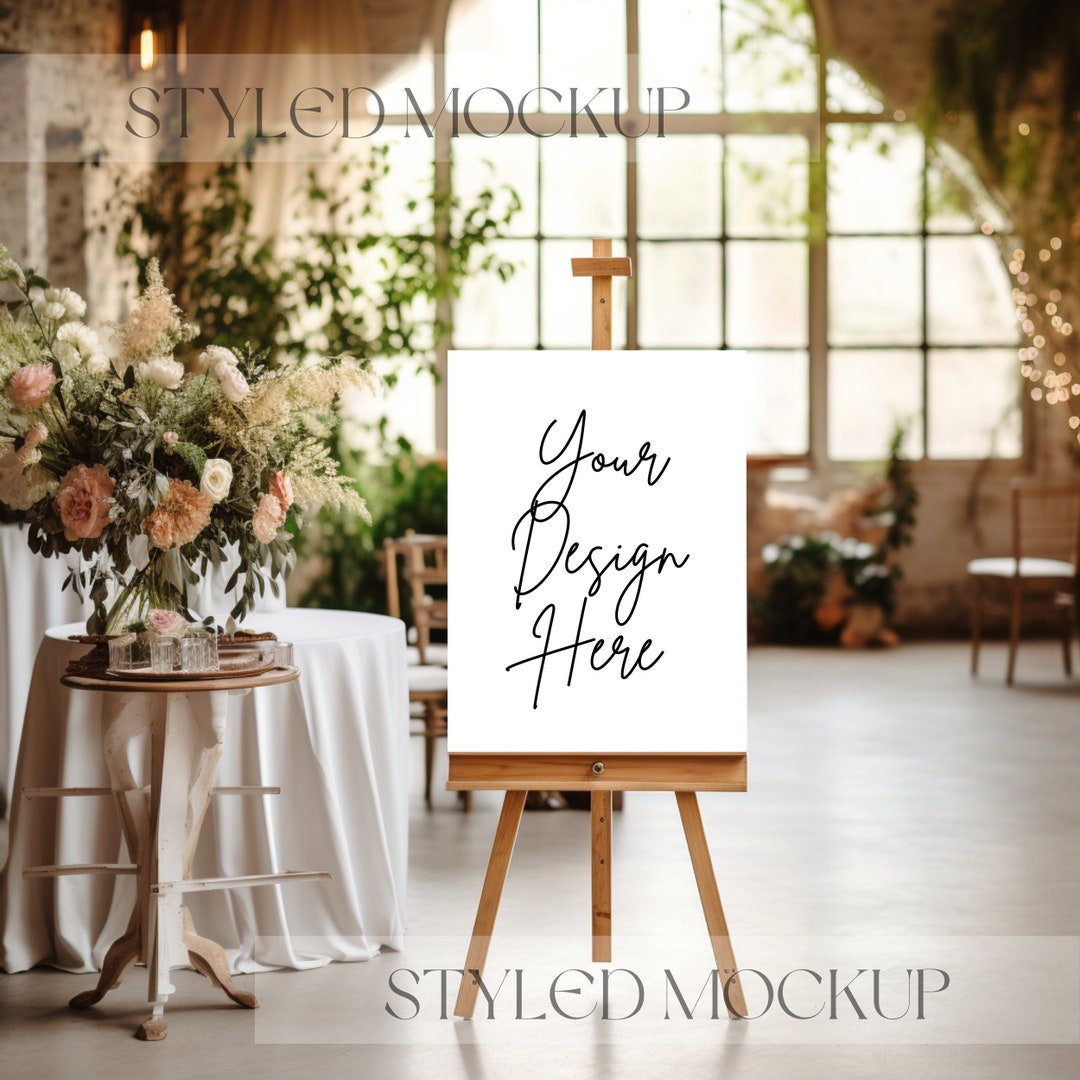 Wedding Welcome Sign Styled Mock Up, Wedding Welcome Sign Styled Mock ...