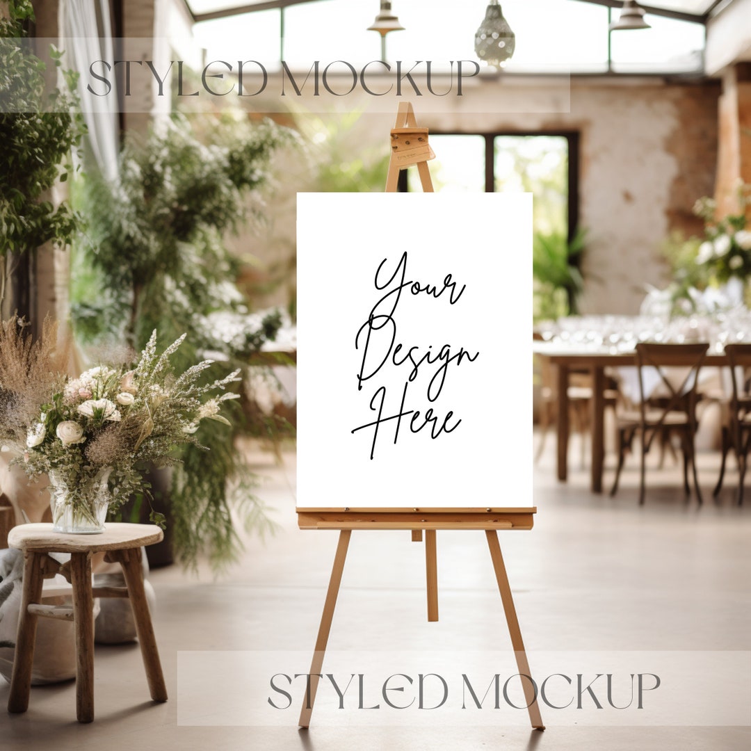 Wedding Welcome Sign Styled Mock Up, Wedding Welcome Sign Styled Mock ...