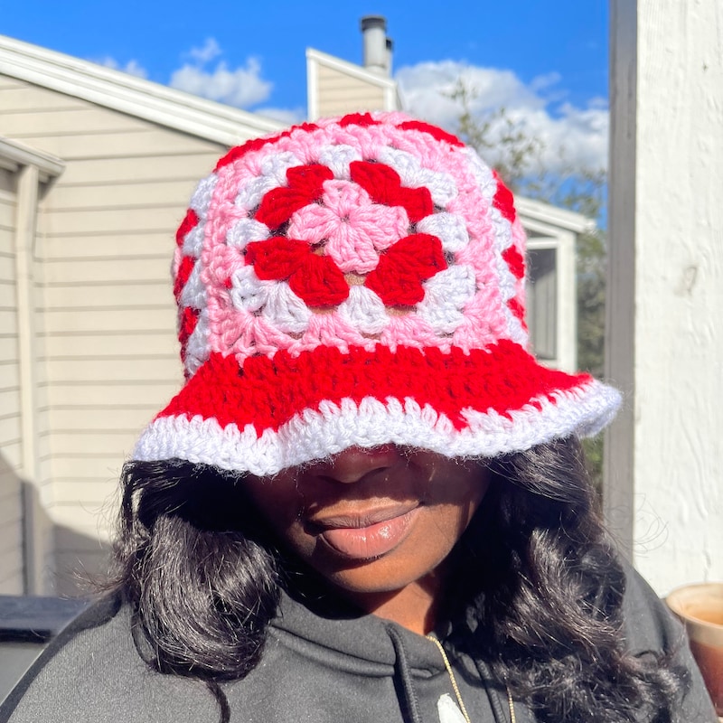 Granny Square Hat - Etsy