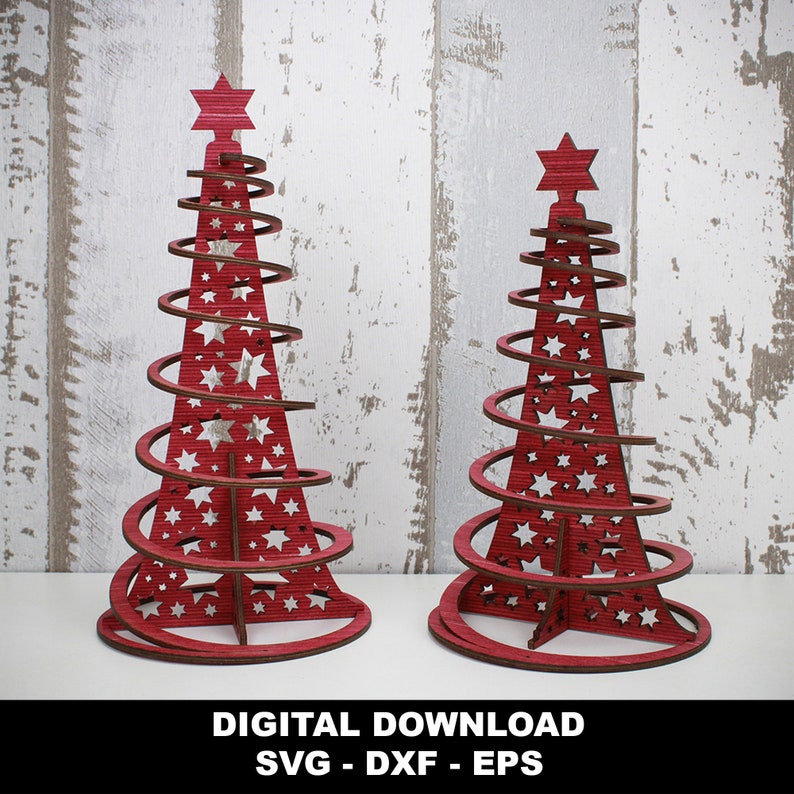 Spiral Christmas Tree Digital Download SVG-DXF-EPS - Etsy