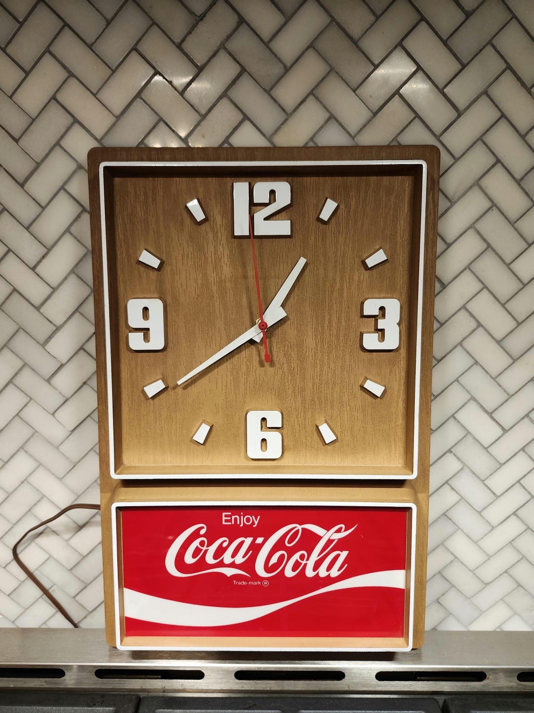 Vintage 1985 Coca Cola Wall Clock Works Great - Etsy