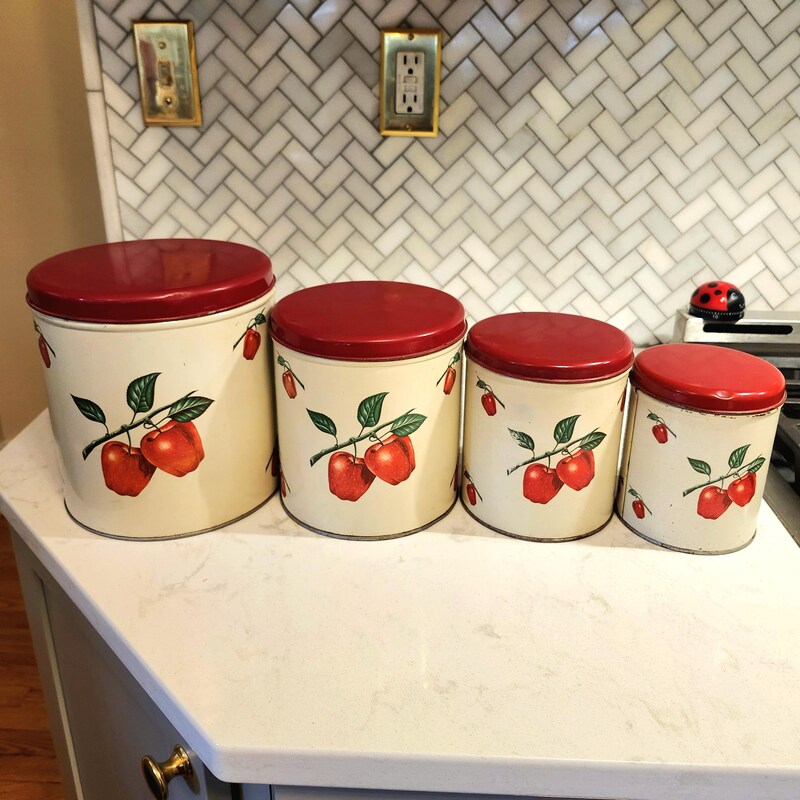 Apple Canisters - Etsy