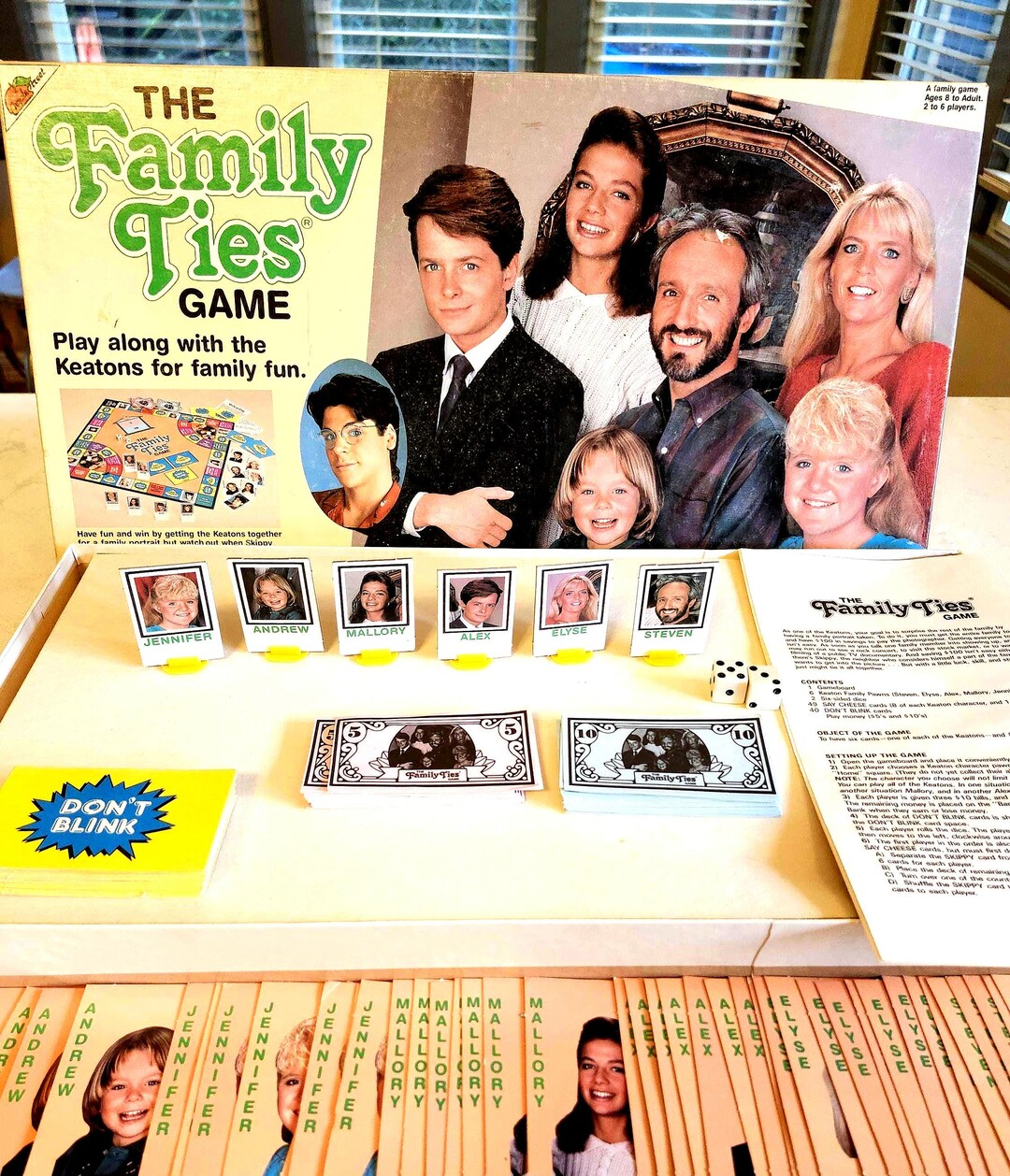 Rare 1987 Family Ties Board Game, Complete - Etsy