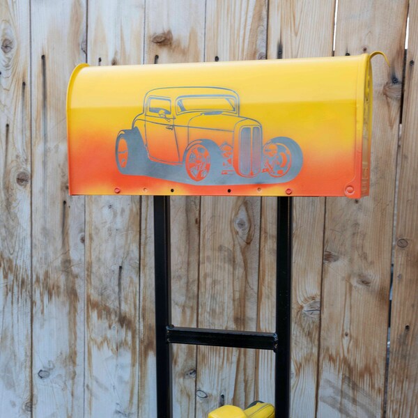 Hot Rod Mailbox - Etsy