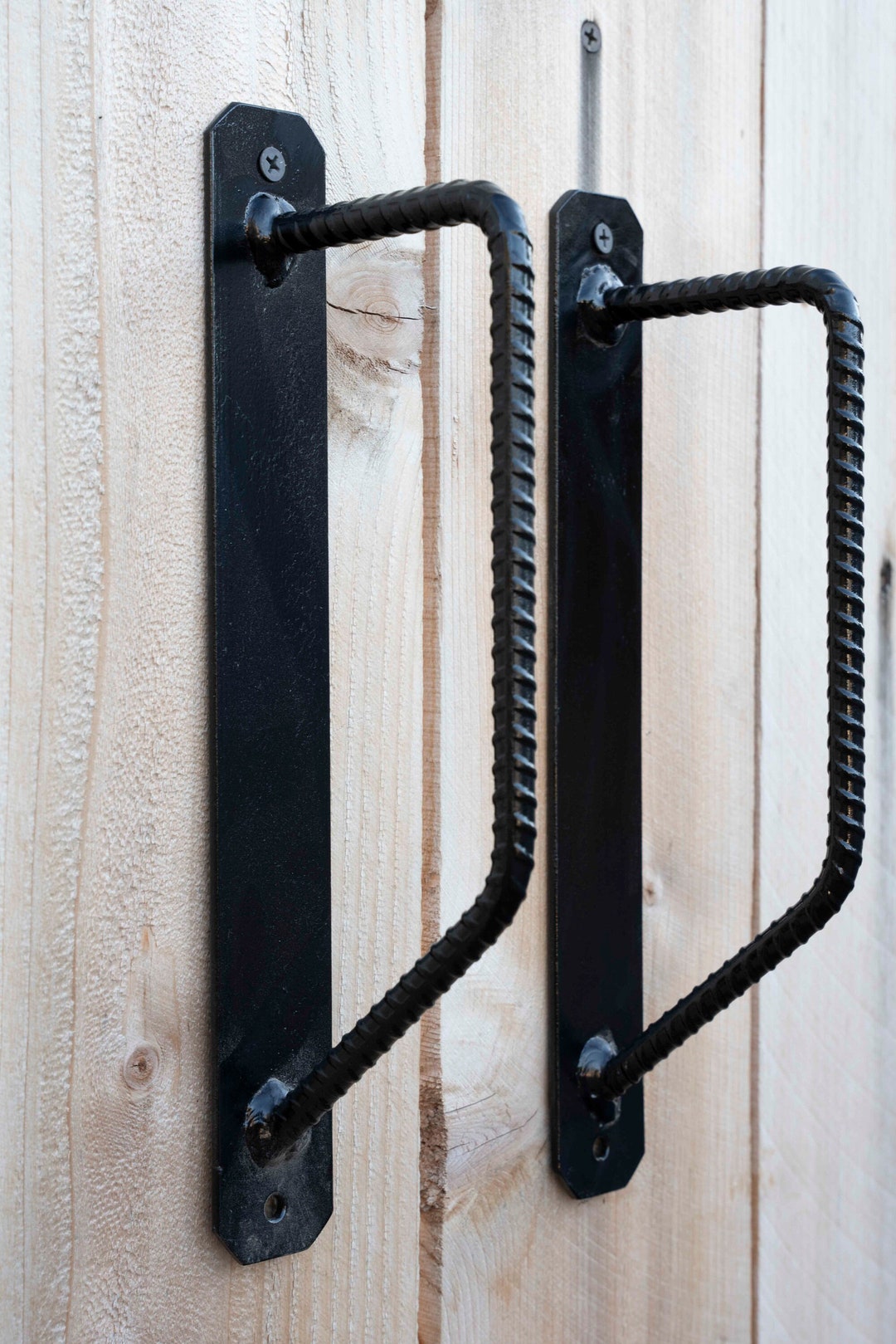 Door Handles, Rebar, Hand Forged, Custom, Professionally Welded, Made ...