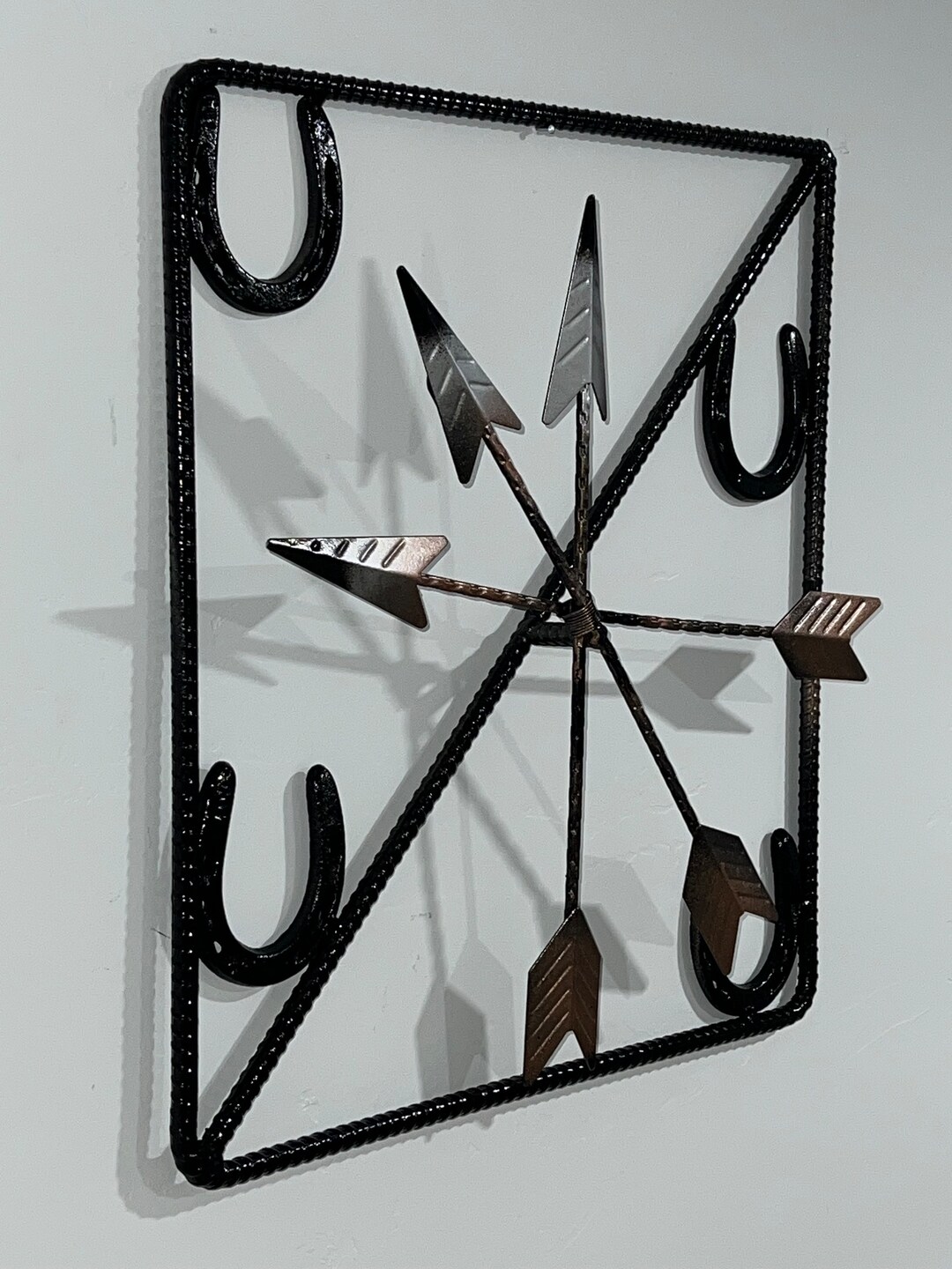 Arrows and Horseshoes Rebar Hand Forged Custom - Etsy