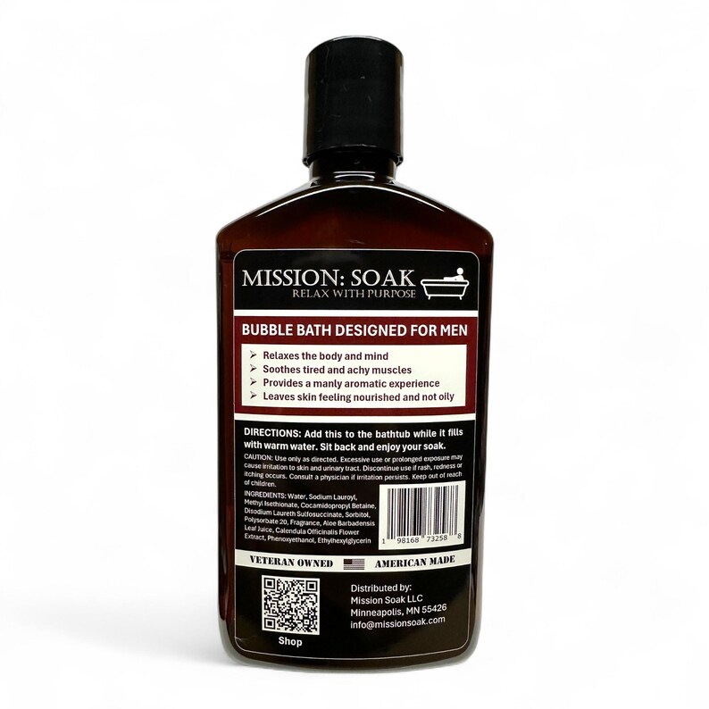 Men's Luxury Bubble Bath – Relaxing Muscle Soak With Aloe, Soothing ...