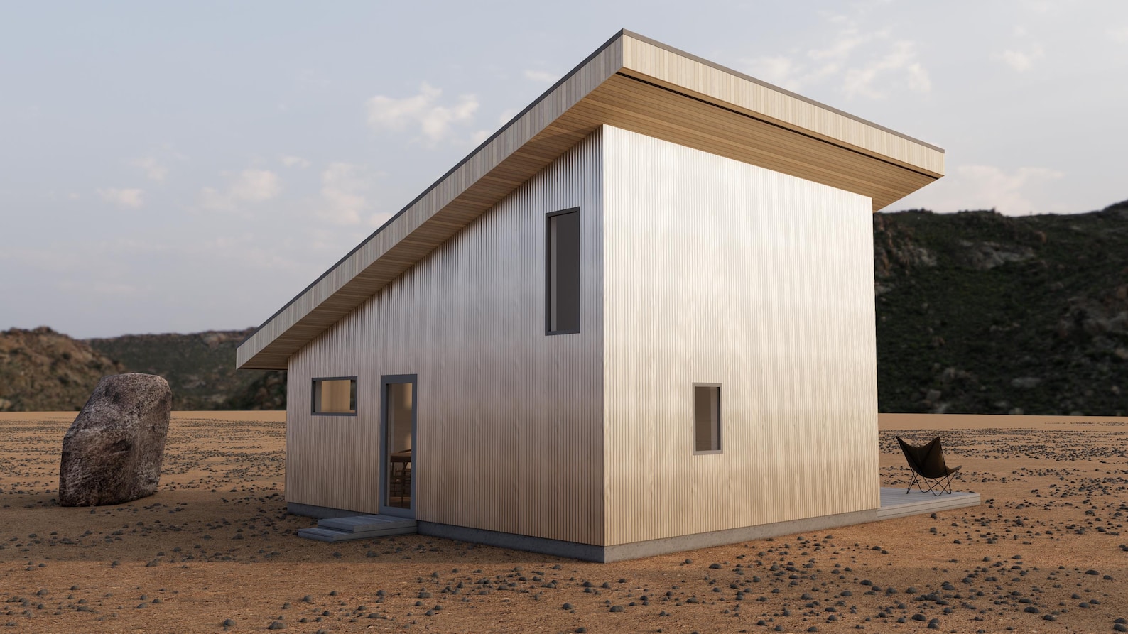 Desert Cabin Plans - 20'x24, 1 Bedroom Loft - Etsy