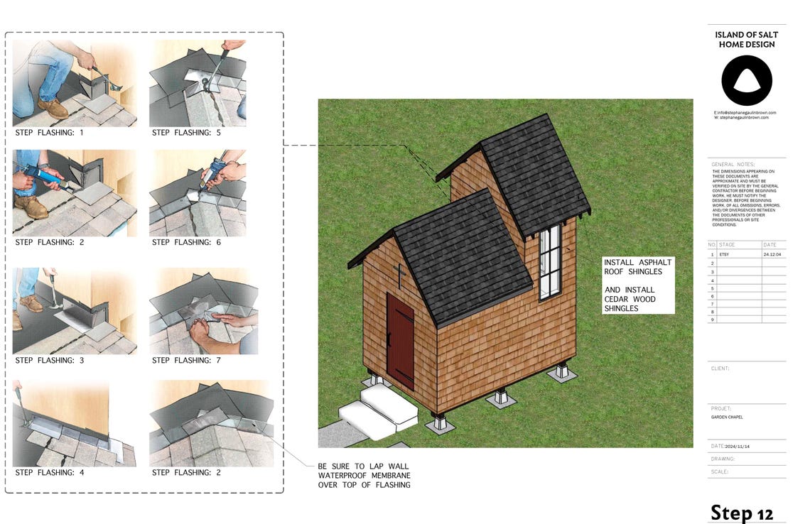 Backyard Chapel Plans - Build Your Own Small Home Chapel - Etsy