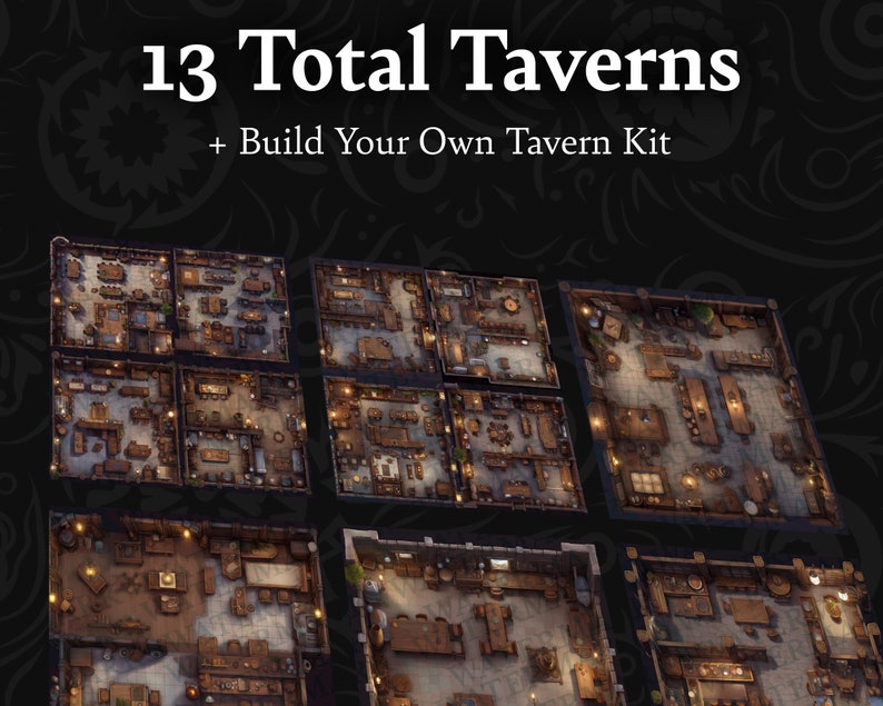 Dnd Tavern Map Collection - Immersive Environments for Dms | 5e World ...