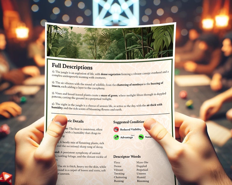 Dnd Weather & Terrain Complete Reference Guide - Descriptive Tools for ...