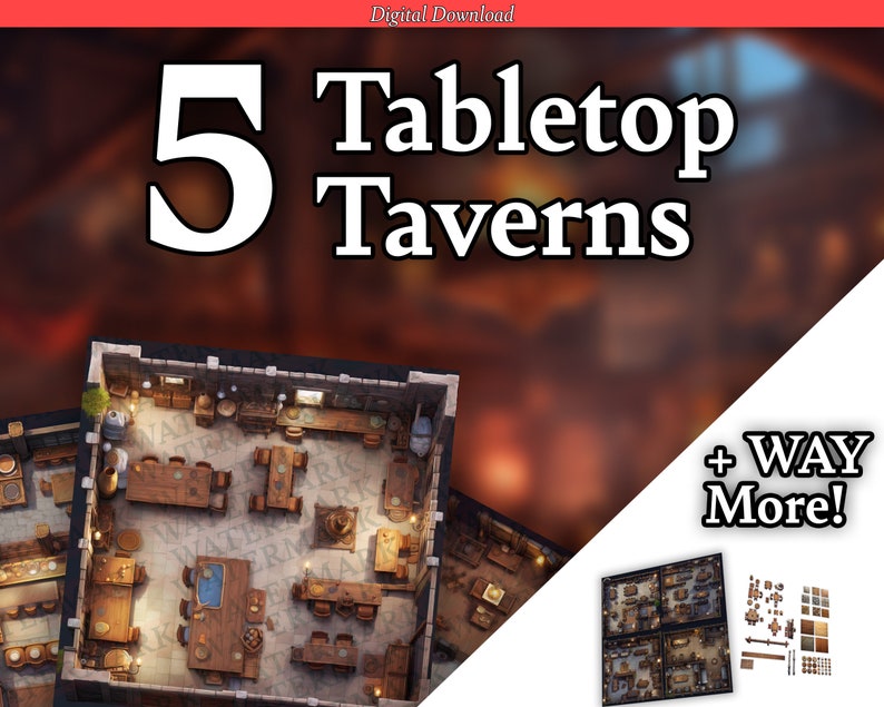 Dnd Tavern Map Collection - Immersive Environments for Dms | 5e World ...