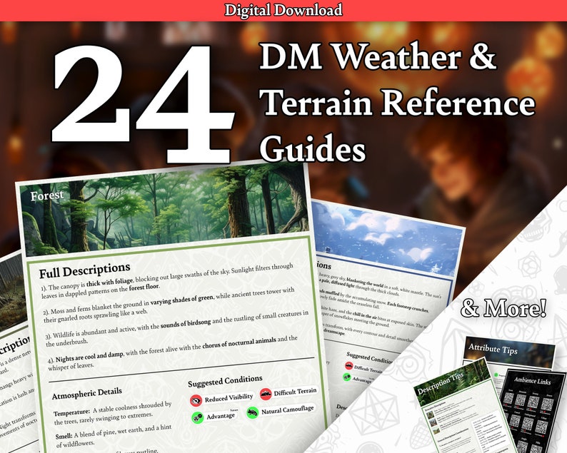 Dnd Weather & Terrain Complete Reference Guide - Descriptive Tools for ...
