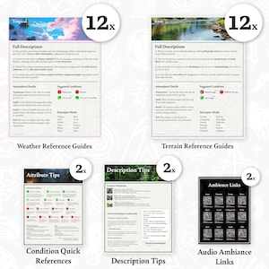 Dnd Weather & Terrain Complete Reference Guide - Descriptive Tools for ...