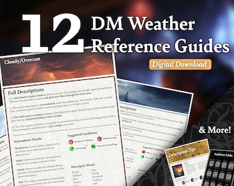 Dnd Weather & Terrain Complete Reference Guide - Descriptive Tools for ...