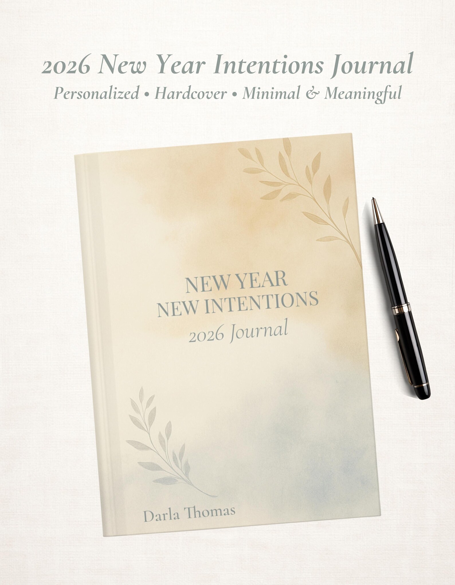 New Year Journal, Personalized 2026 Goal Setting Journal, Reflections ...