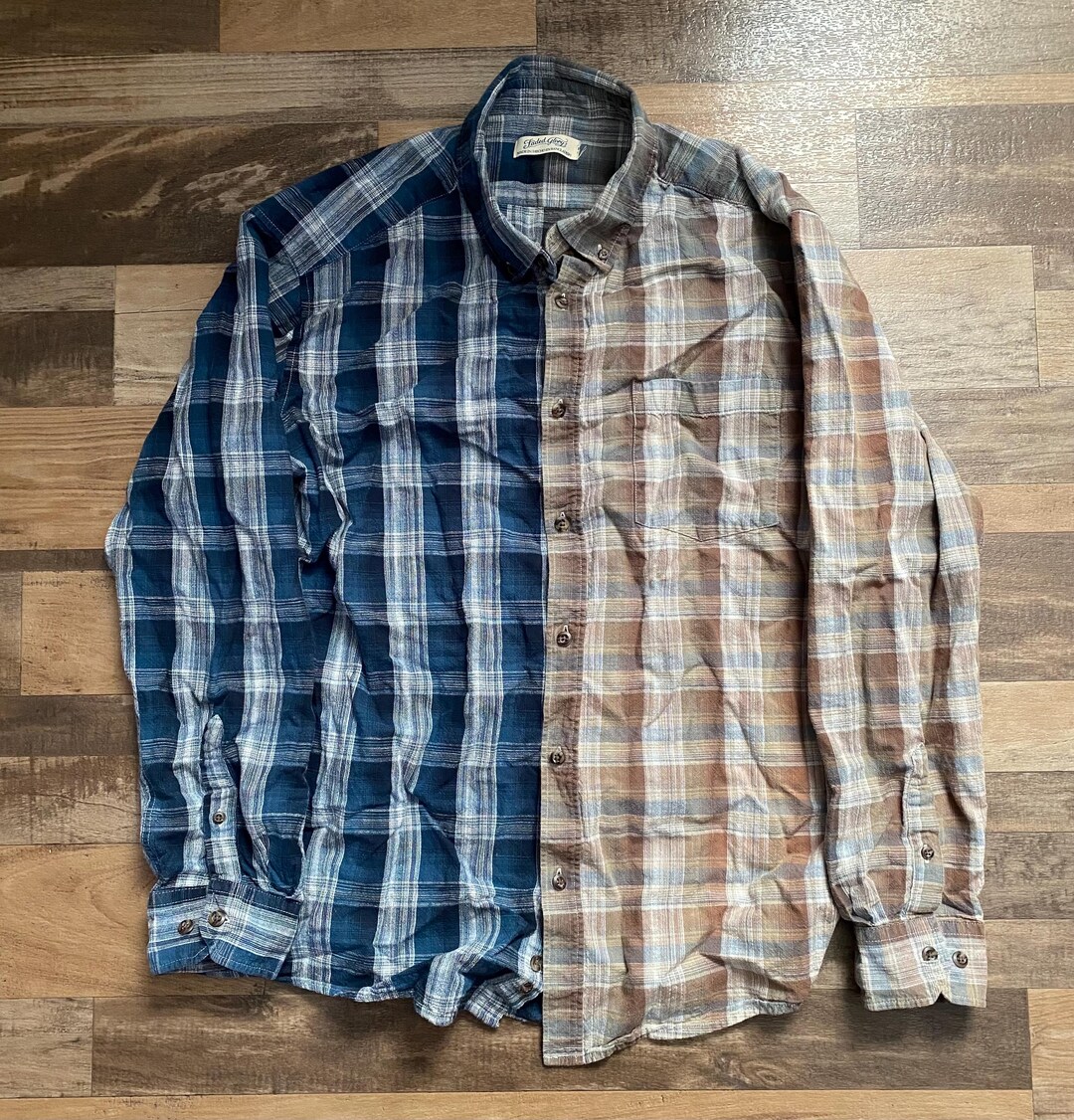 Wind of Change(scorpions) L Reverse Split Dye Flannel - Etsy