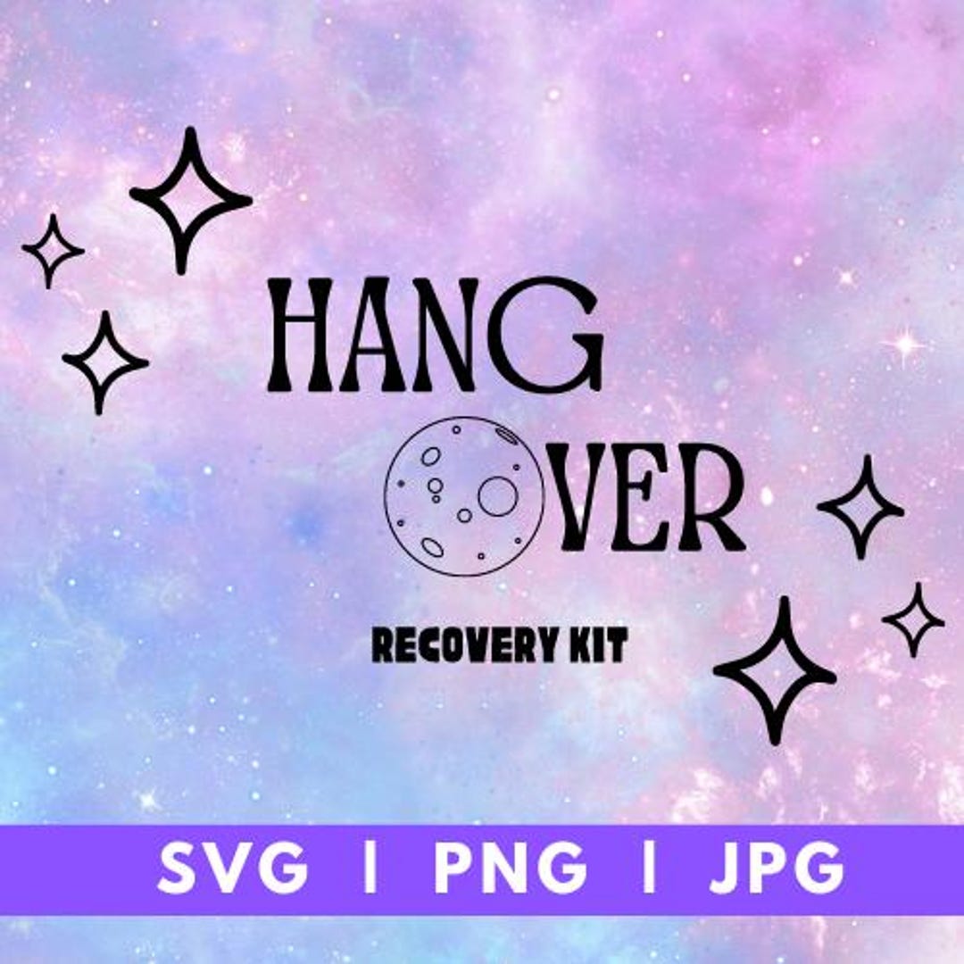 Moon/space Themed Recovery Kit | Hangover Kit | Bachelorette Party ...