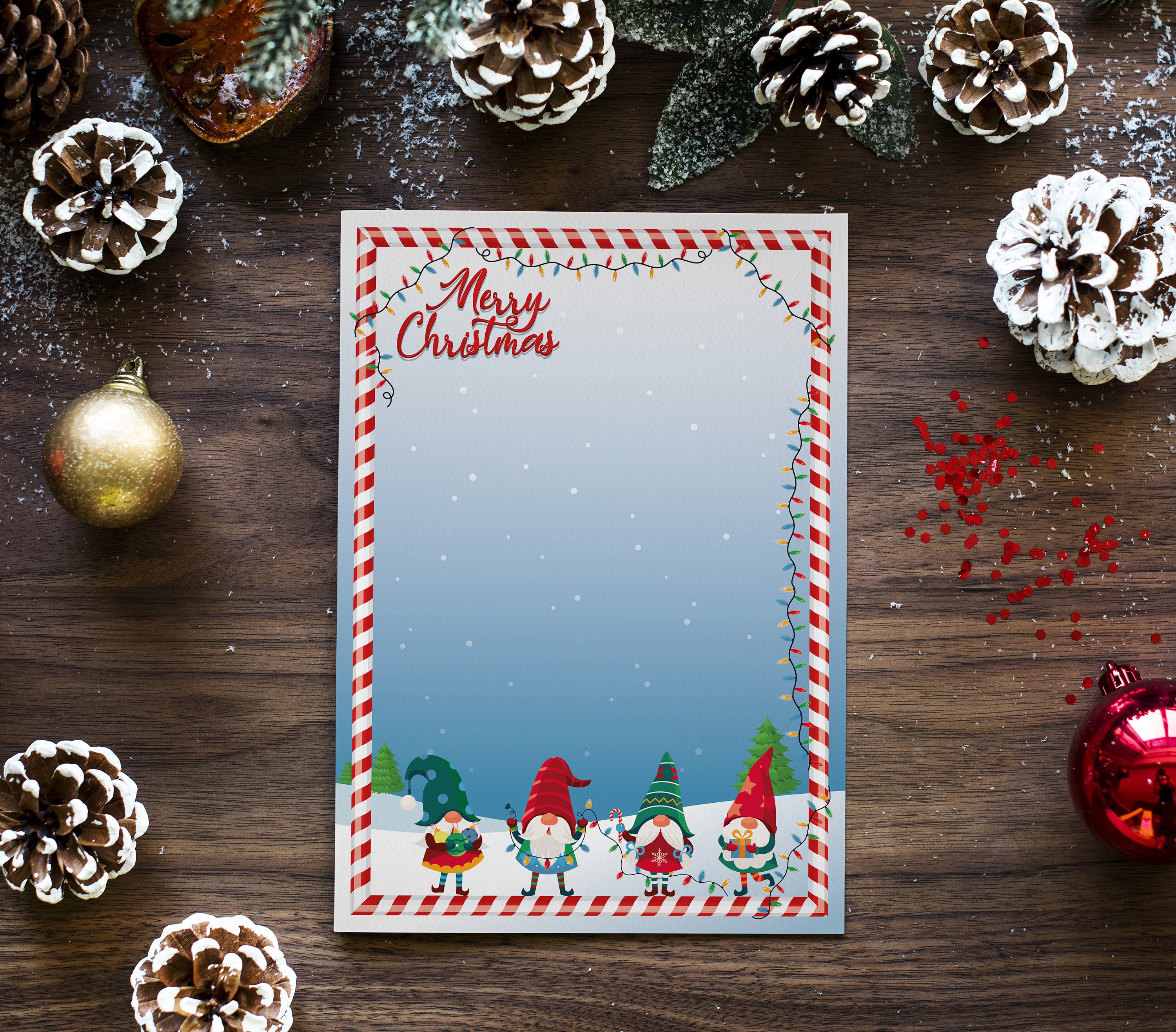 Christmas Gnomes Frame for Family Photo Gift - Etsy