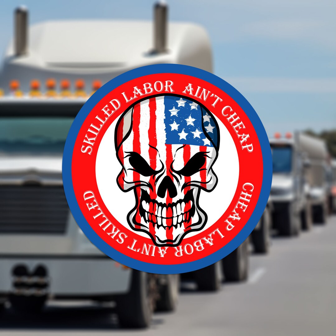 Skilled Labor Hardhat Sticker 100% Vinyl "skilled Labor Ain't Cheap ...