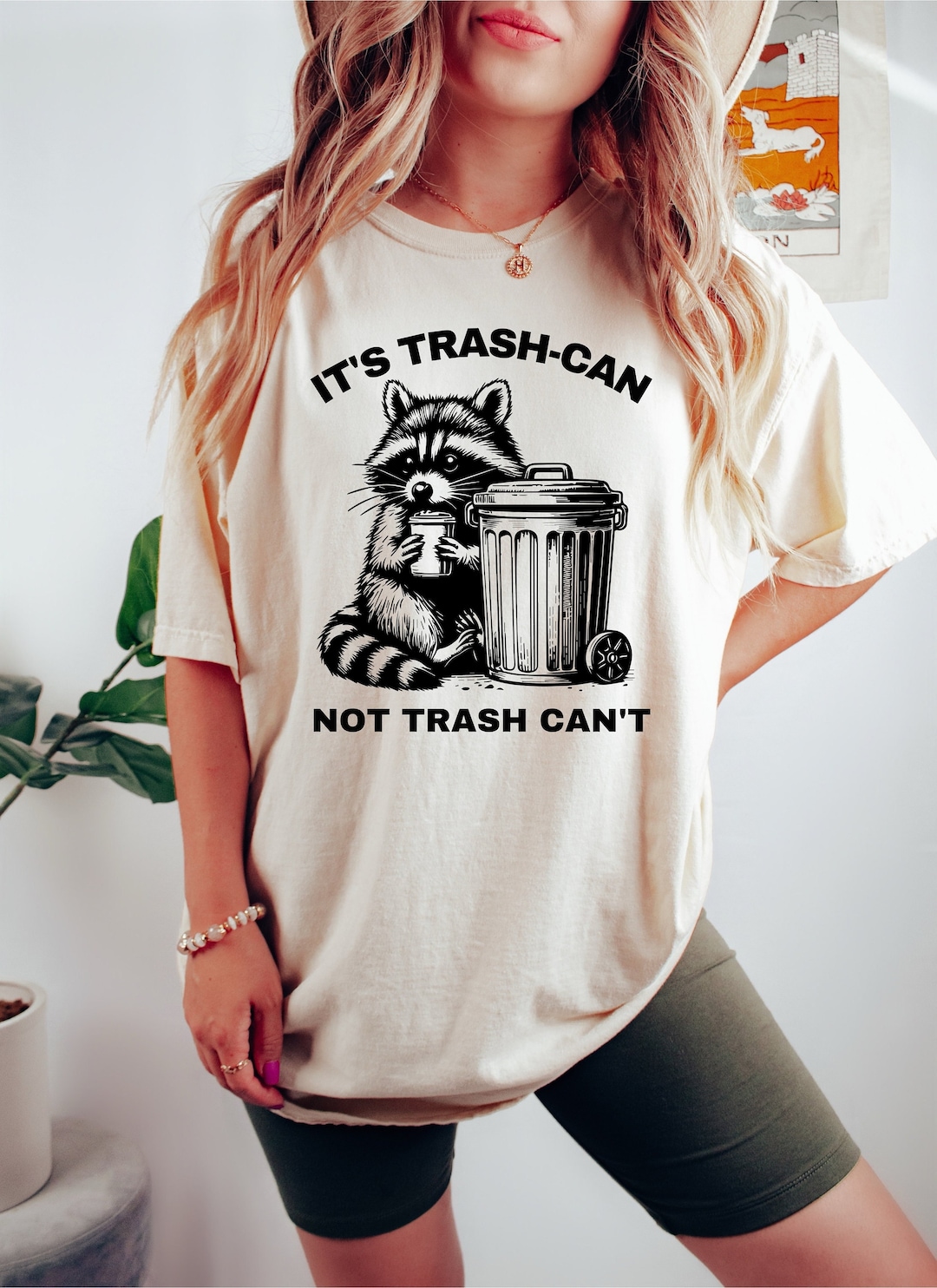 It's Trash-can Not Trash Can't, Meme Shirt, Funny Raccoon Shirt, Retro ...