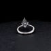 Kite Shape Ring in 14K Solid Yellow Gold, Kite Shape Diamond Engagement ...