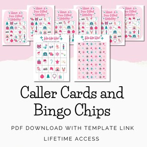 Christmas Bingo, 25 Bingo Cards, Christmas Games, Holiday Bingo ...