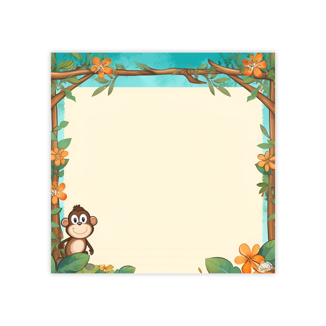 Monkey Post-it / Sticky Notes Playful and Practical Sticky - Etsy