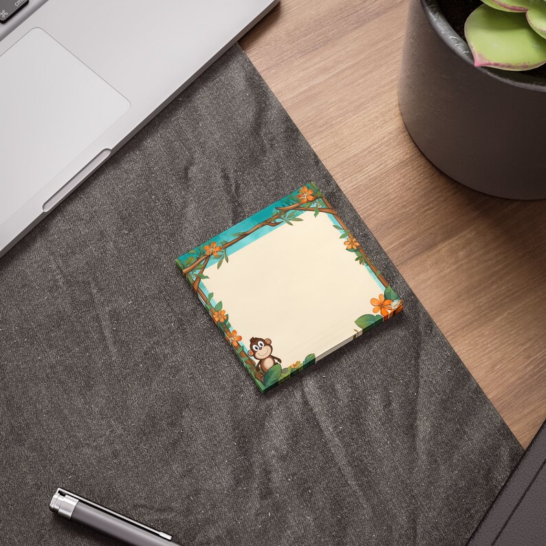 Monkey Post-it / Sticky Notes Playful and Practical Sticky - Etsy