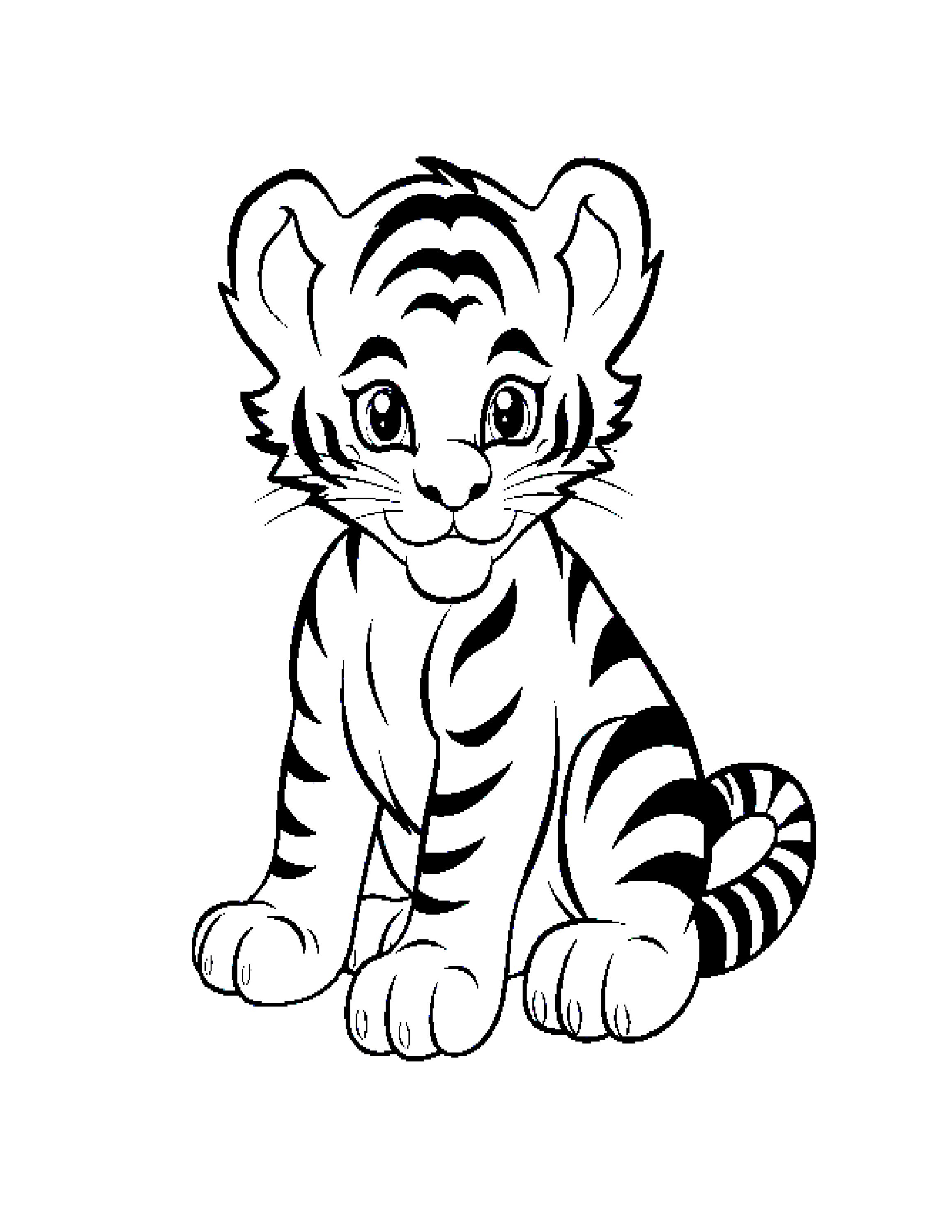 Baby Animal Coloring Pages for Kids - Etsy