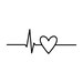 Heartbeat SVG, ECG EKG Line Svg, Heartbeat Cut File, Love Heartbeat Png ...