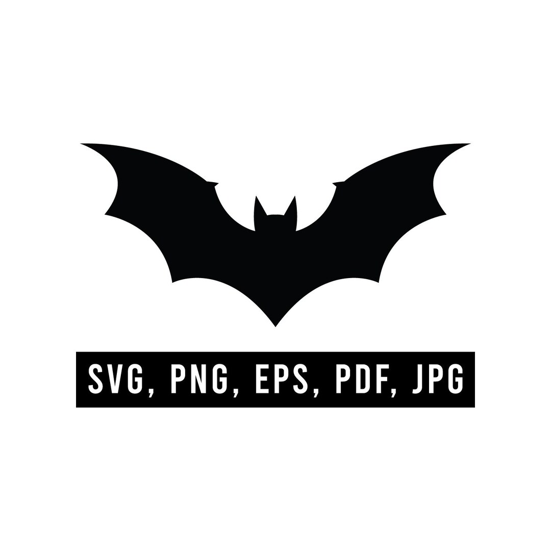Bat SVG, Bat Clipart, Bat Silhouette, Bat Cut File, Bat Cricut File ...