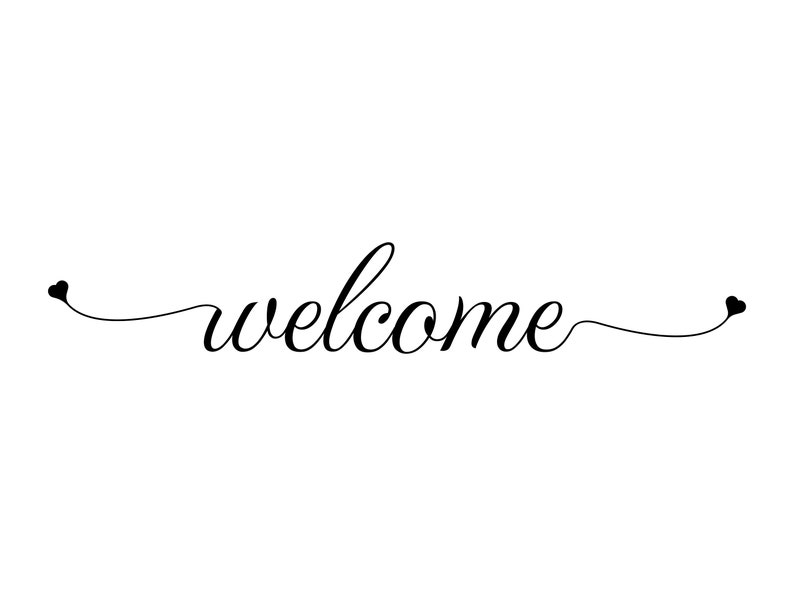 Welcome Text Design, Welcome Typography, Welcome Lettering, Welcome ...