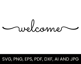 Welcome Text Design, Welcome Typography, Welcome Lettering, Welcome ...