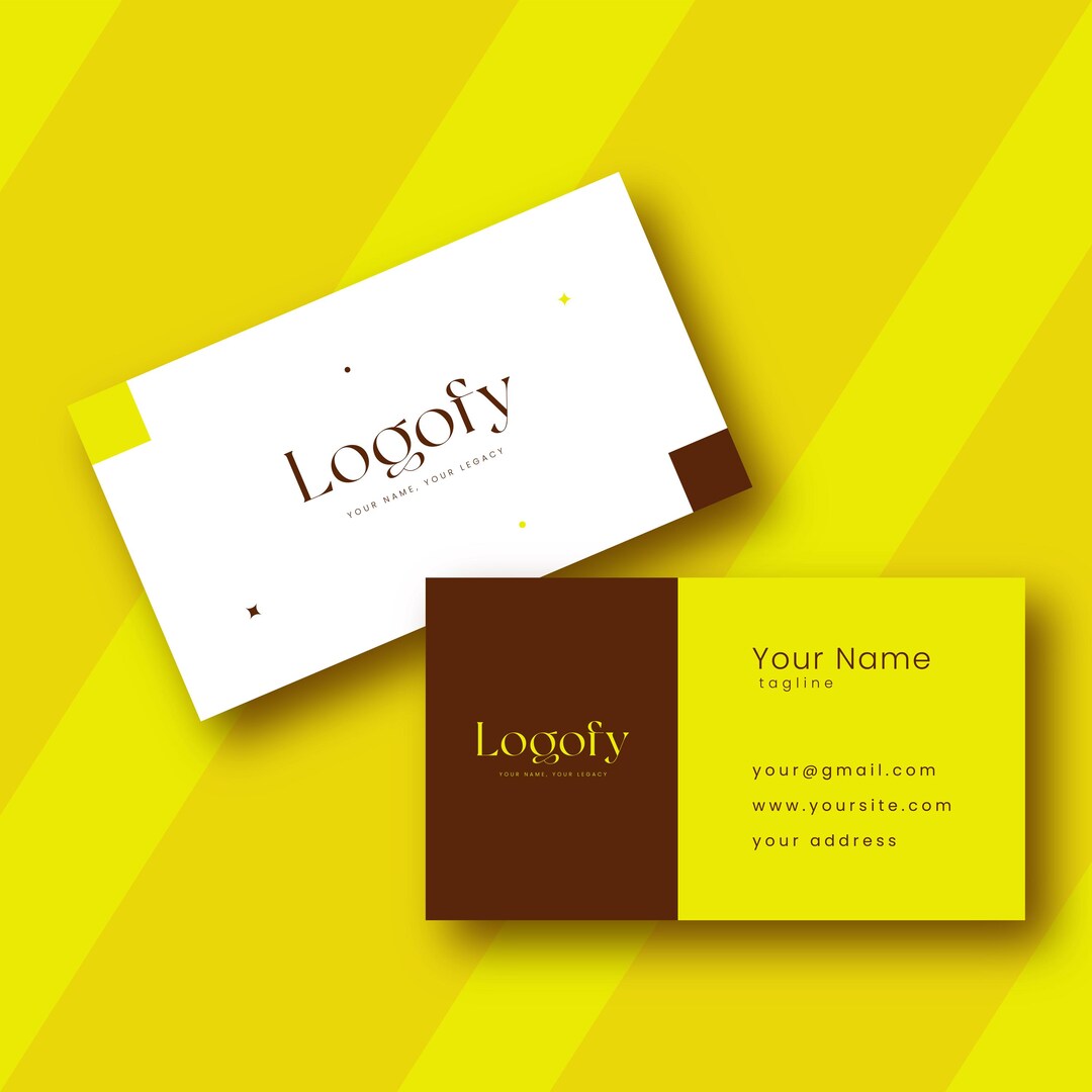 Custom Business Card, Contact Card Design, Unique Business Card ...