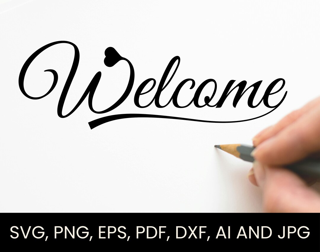 Welcome Text Design, Welcome Typography, Welcome Lettering, Welcome ...