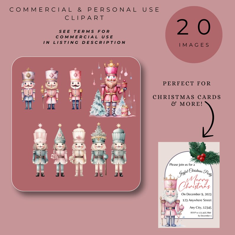 Christmas Nutcracker, Watercolor Clipart, AI Generated, PNG Transparent ...